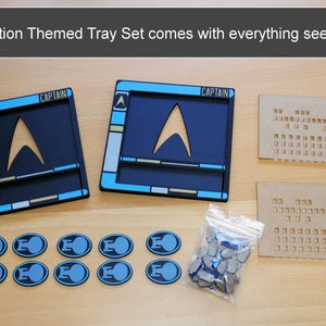 Star Trek Alliance Captain Player Card Trays and Overlays With Custom ...
