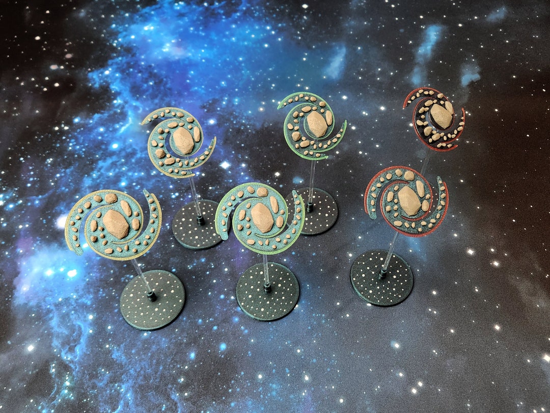 Asteroid Spiral Clusters for Star Trek Attack Wing Displays and Other ...