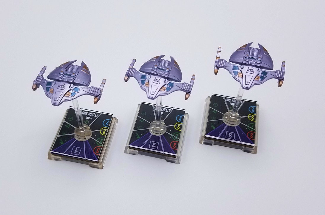 Star Trek Alliance : Custom Acrylic AI Ship Base Overlays - Etsy