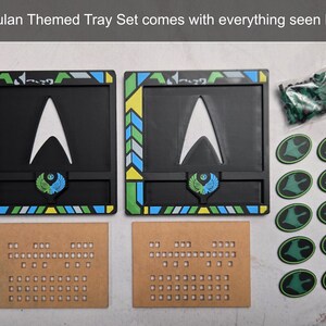 Star Trek Alliance Captain Player Card Trays and Overlays With Custom ...