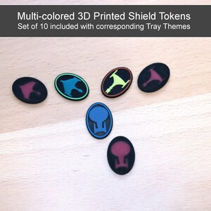 Star Trek Alliance Captain Player Card Trays and Overlays With Custom ...