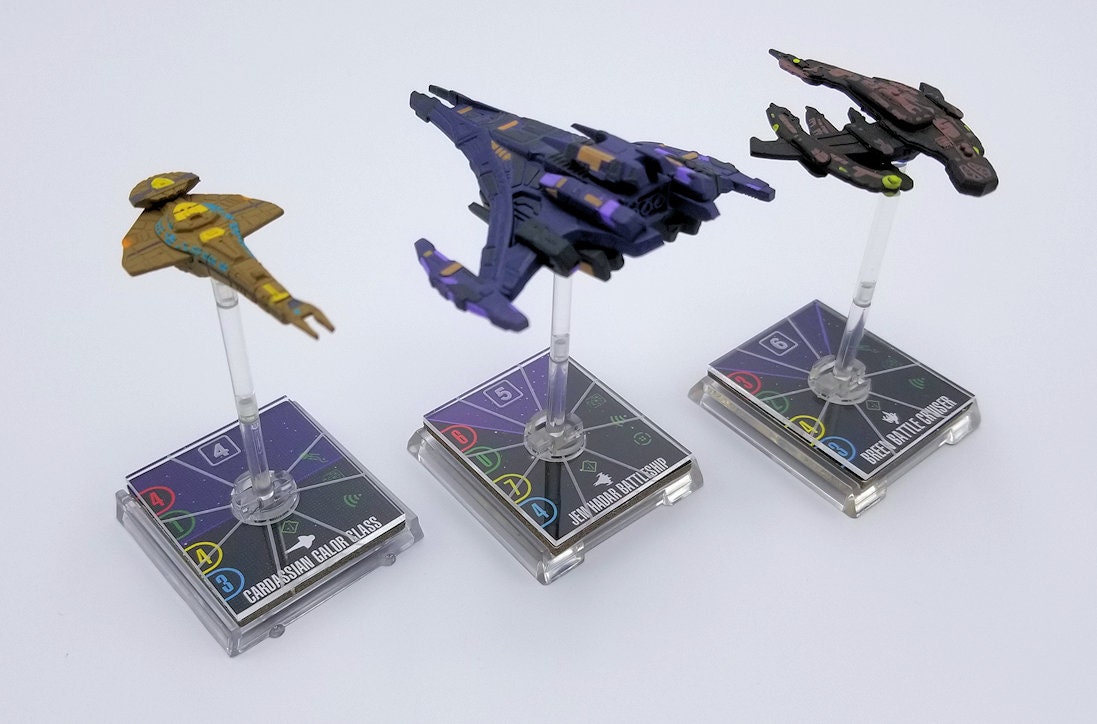 Star Trek Alliance : Custom Acrylic AI Ship Base Overlays - Etsy Canada