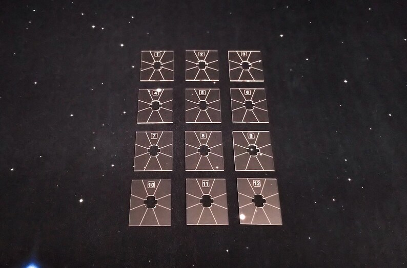 Star Trek Alliance : Custom Acrylic AI Ship Base Overlays Set of 12 - Etsy