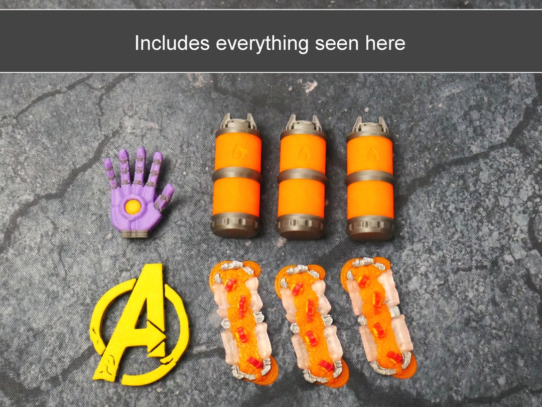 Marvel Zombicide 3D Interactive Tokens Sentinel Hand Avengers Sign and ...