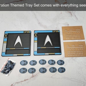 Star Trek Alliance Captain Player Card Trays and Overlays With Custom ...