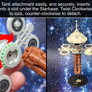 Star Trek Alliance Attack Wing Regula Type Starbase 375 - Fully Colored ...