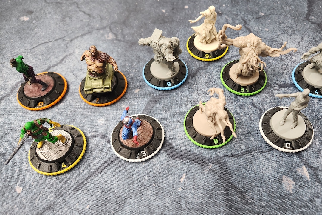 Zombicide Zombie Colored Counter Dials for Organizing and Tracking ...