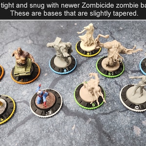 Zombicide Zombie Colored Counter Dials for Organizing and Tracking ...