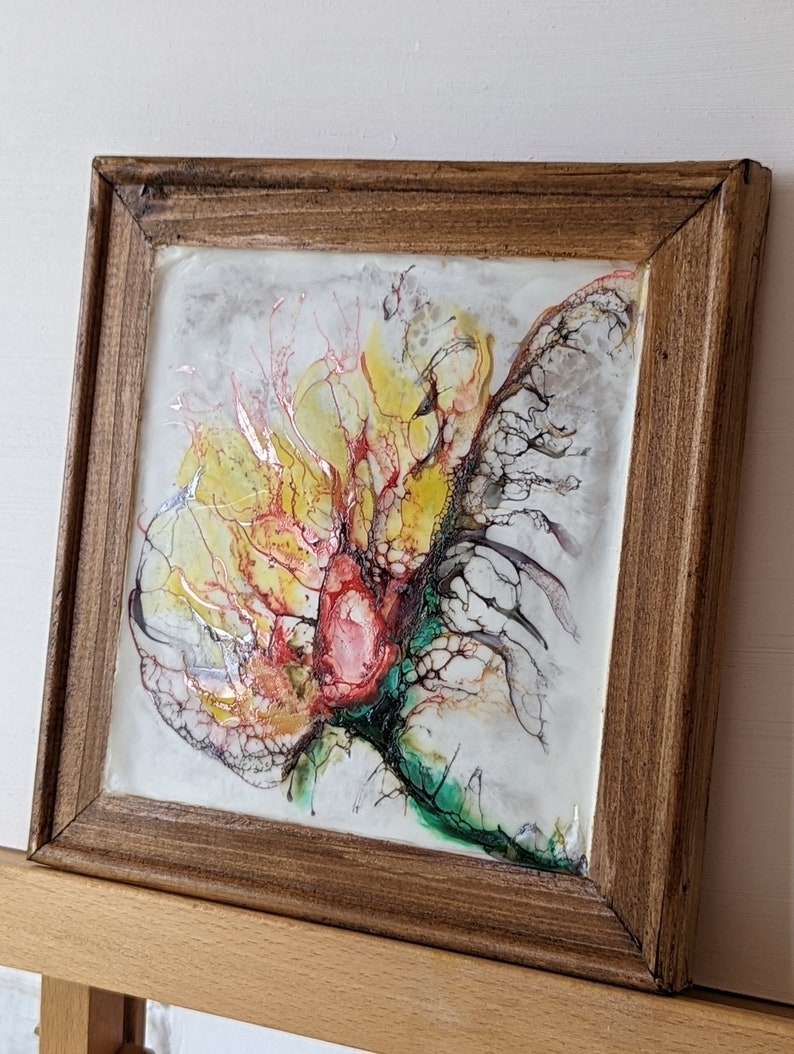 Encaustic Flower Small | Encaustic Art | Encaustic Painting ...