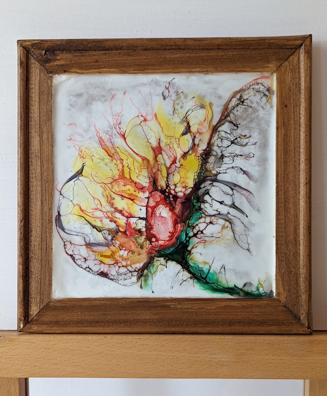 Encaustic Flower Small | Encaustic Art | Encaustic Painting ...