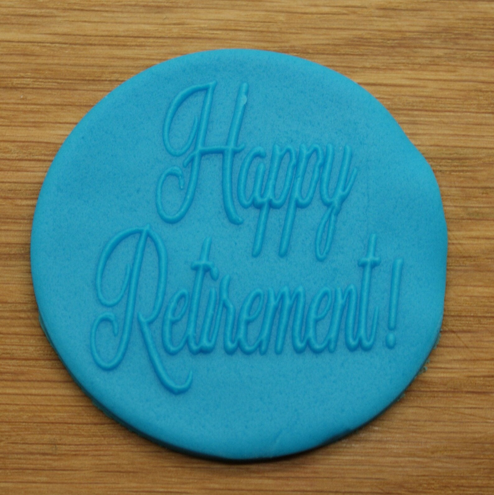 Happy Retirement Debosser Fondant Stamps, Embosser for Cookies, Cake ...