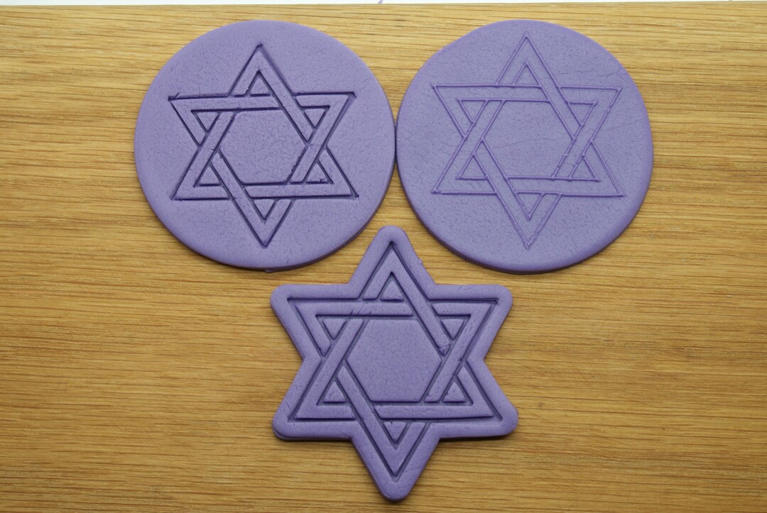 Star of David Embosser Hanukkah Cookie Embosser Star of - Etsy UK