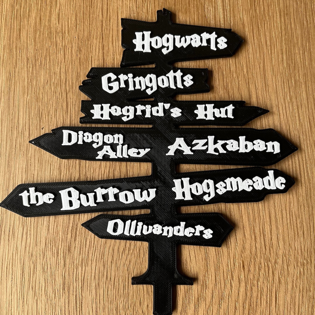 Buy Harry Potter Sign Post Cake Topper, Harry Potter Birthday Cake ...