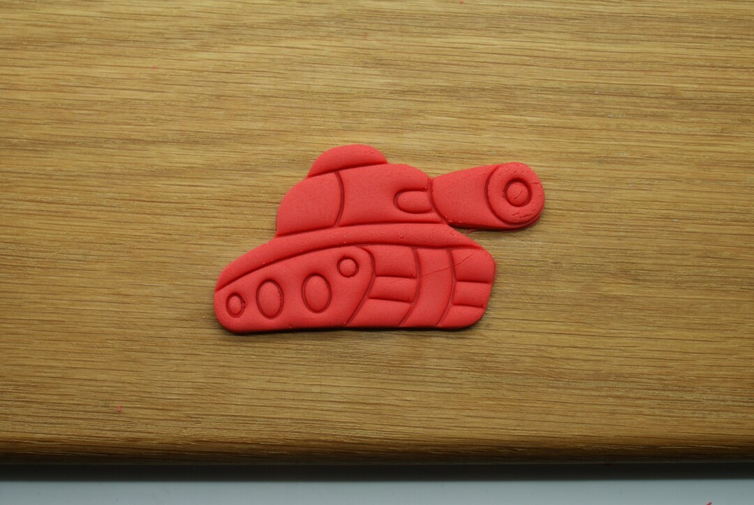 Tank Cookie Cutter, Birthday Celebrations, Cookie Stamp, Fondant Topper ...