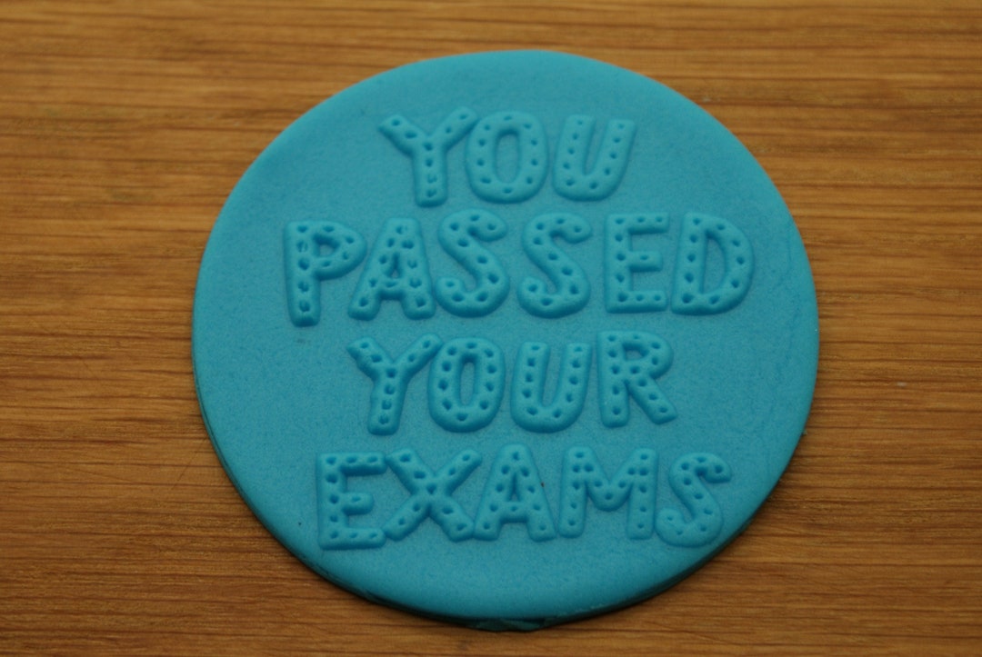 Exam Congratulations Embosser Stamp, You Passed Your Exams Debosser, A ...