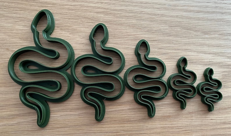 Snake Cookie Cutters for Fondant Cupcakes Cookies Cake Decorating ...