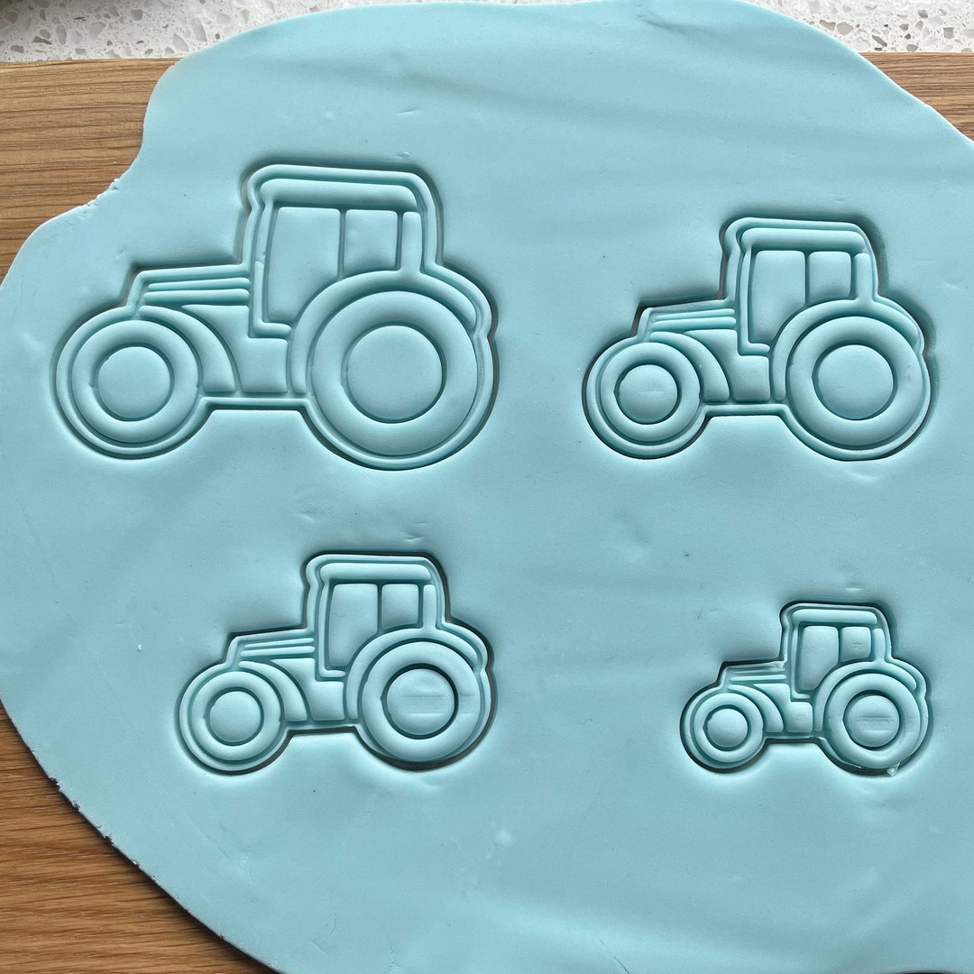 Tractor Stamp and Cutter Farm Tractor Stamp and Cutter Set Cookies ...