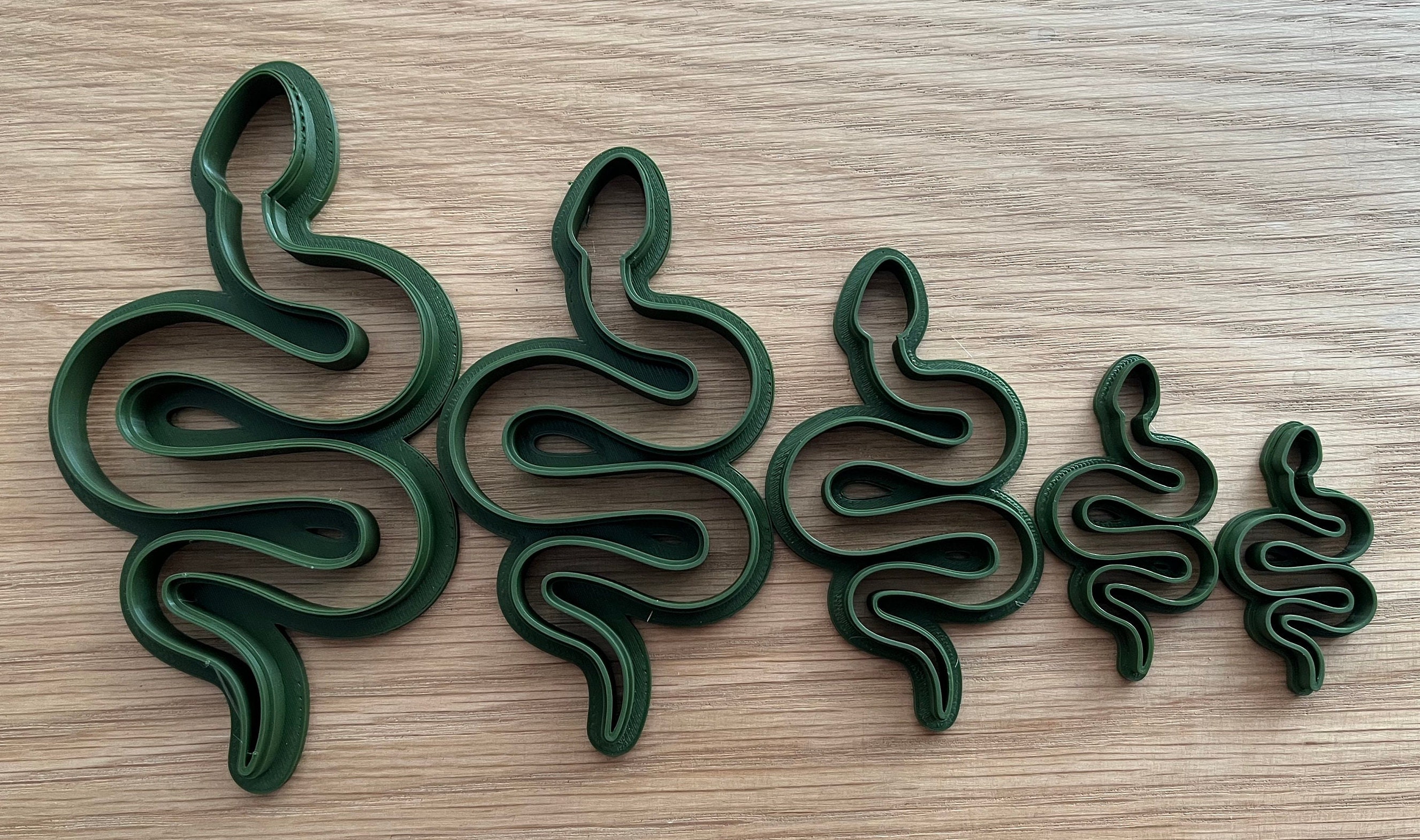Snake Cookie Cutters for Fondant Cupcakes Cookies Cake Decorating ...