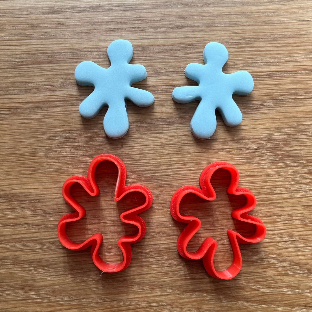 Splat Cutter Pairs for Polymer Clay, Fondant, Cupcakes, Cookies, Cake ...