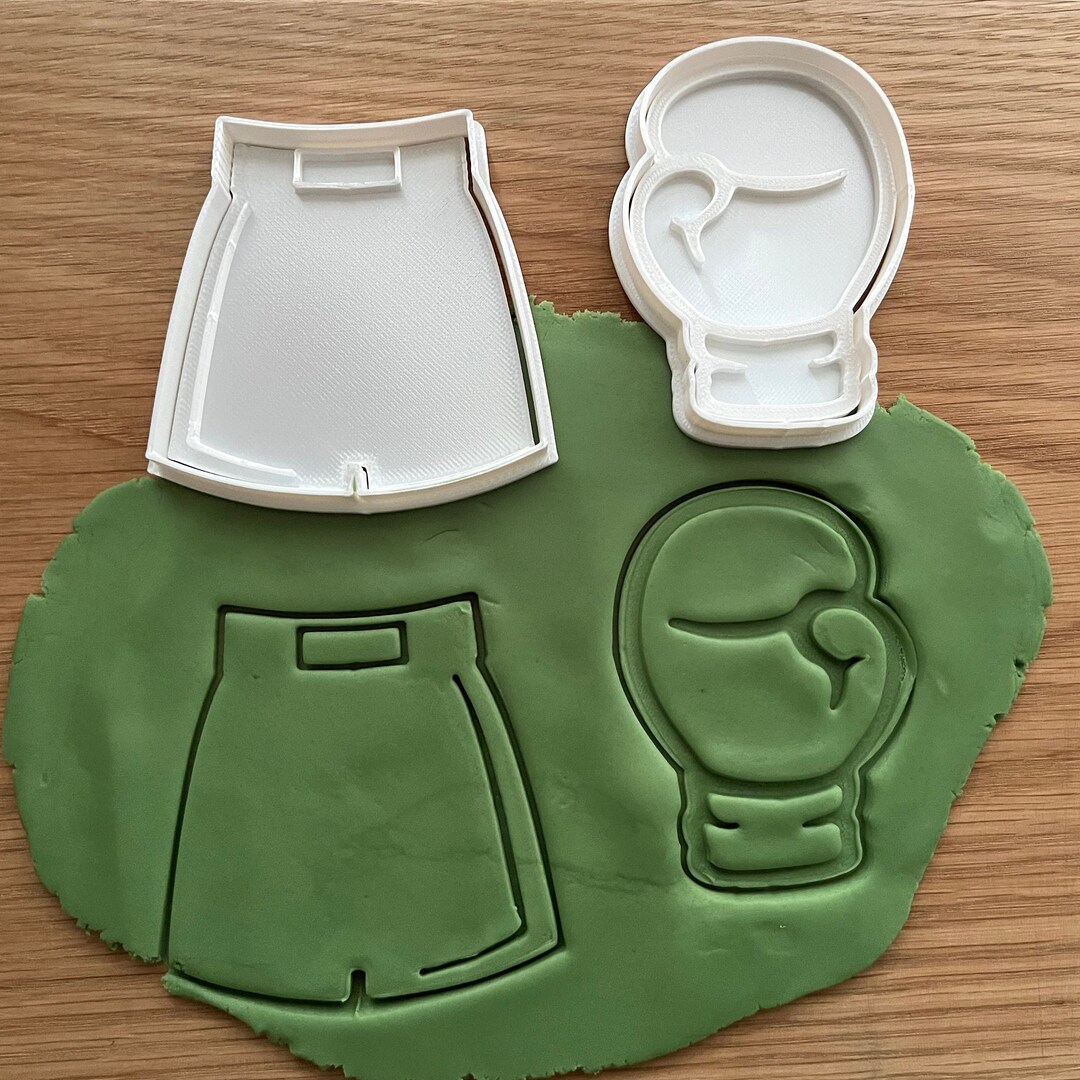 Boxing Stamp and Cutter Set : Boxing Glove and Shorts for Fondant ...