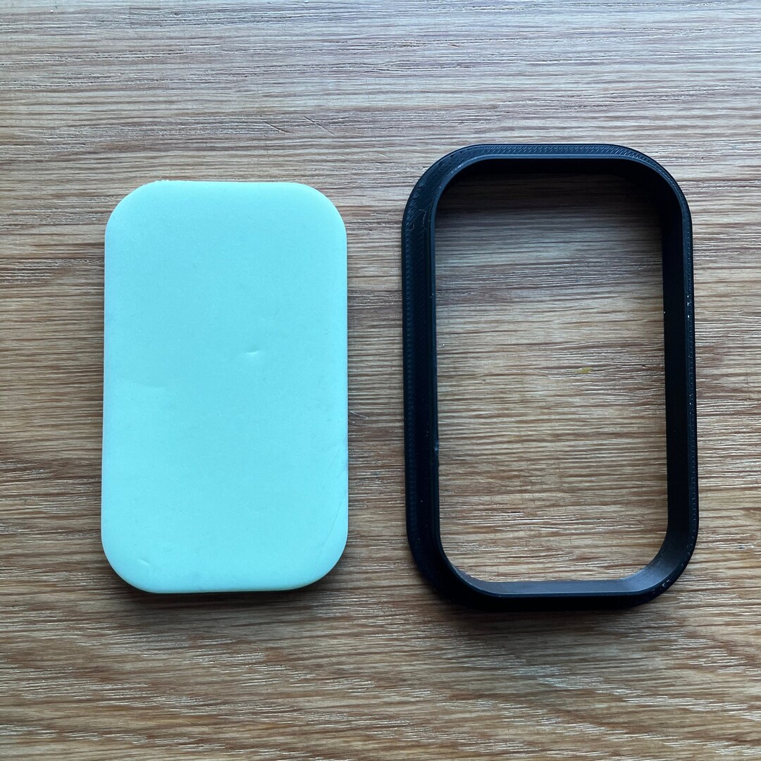 Rounded Rectangle Shape Cookie Cutters : for Fondant Cupcakes Cookies ...