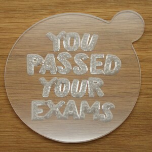 Exam Congratulations Embosser Stamp, You Passed Your Exams Debosser, A ...