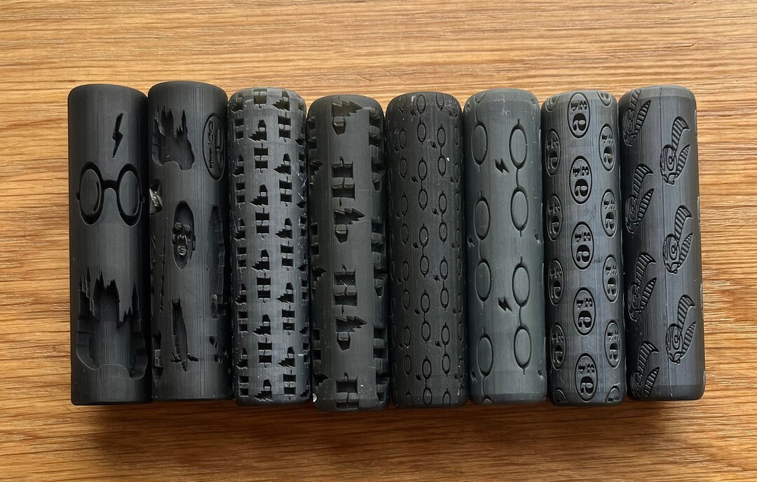 Harry Potter Texture Roller, Harry Potter Fondant Cookie Stamp, HP ...