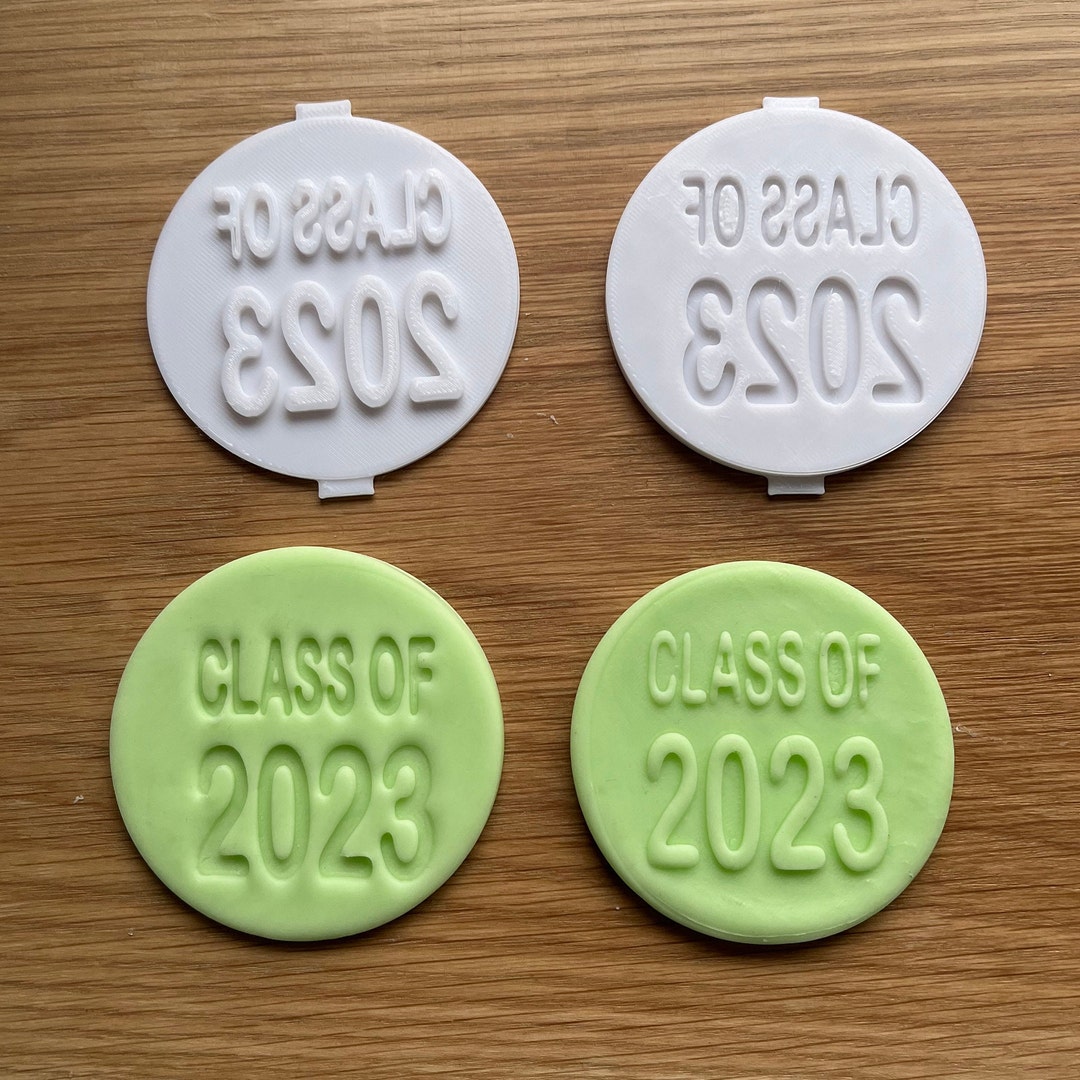 Class of 2023 Embosser, School Leaver Gift, Cookie Stamp, Fondant ...