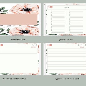 Digital Flashcards, Study Cards, Hyperlinked Flashcards for Goodnotes5 ...