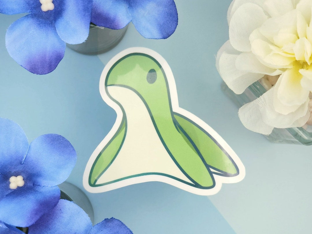 Apex Nessie Green Dinosaur Cute Glossy Vinyl Sticker 3″ - Etsy