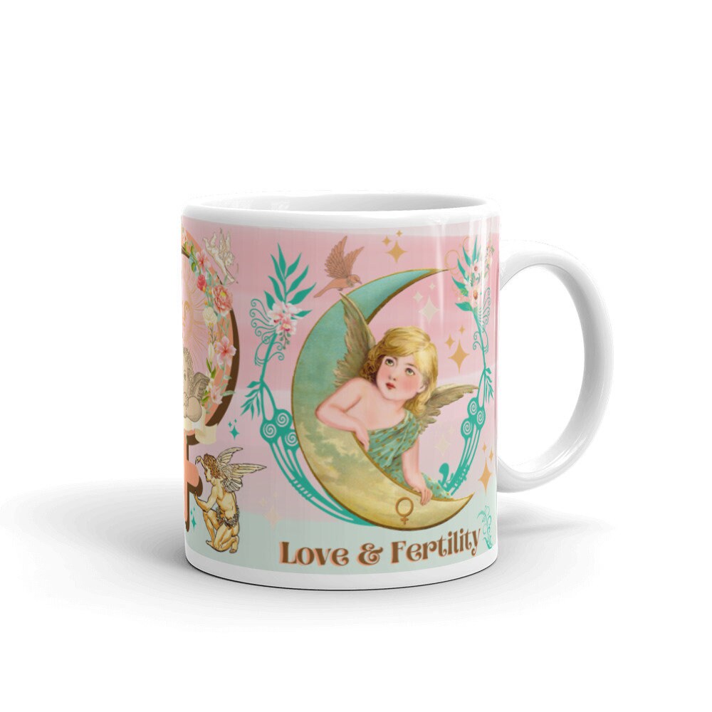 Angels Mug, Archangel Mug, Love & Fertility, Angel Lovers, Spiritual ...