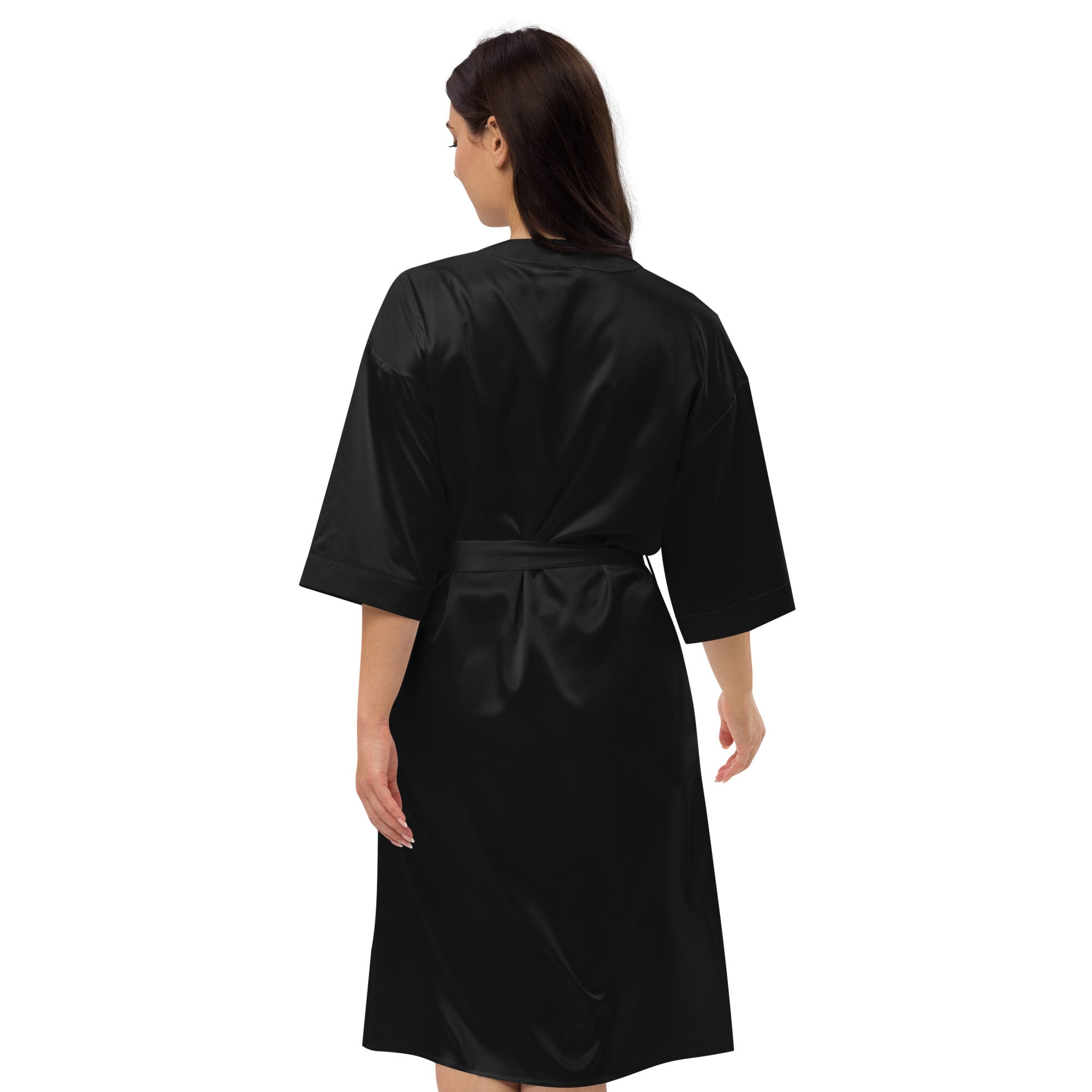 Always Be Lilith Never Eve Embroidered Satin Robe, Goddess Lilith ...