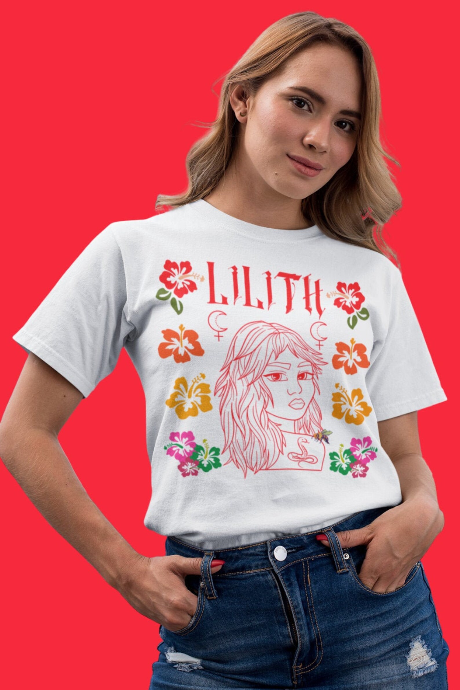Lilith Shirt - Goddess Lilith Shirt, Witch Shirt, Feminist Shirt ...