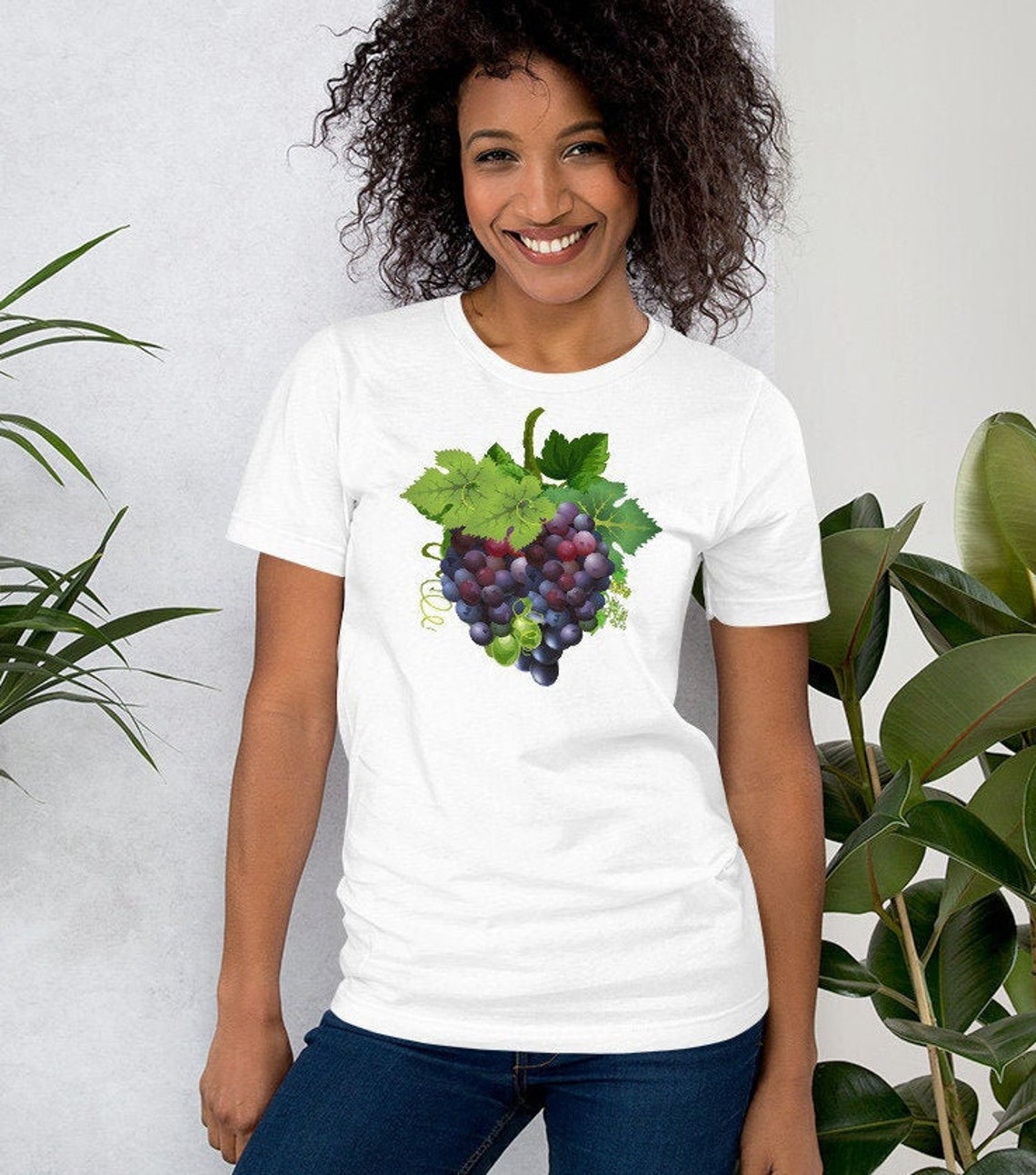 Grapes Shirt / Fruit Shirts / Grapes Gift / Cute Fruit T-shirt ...