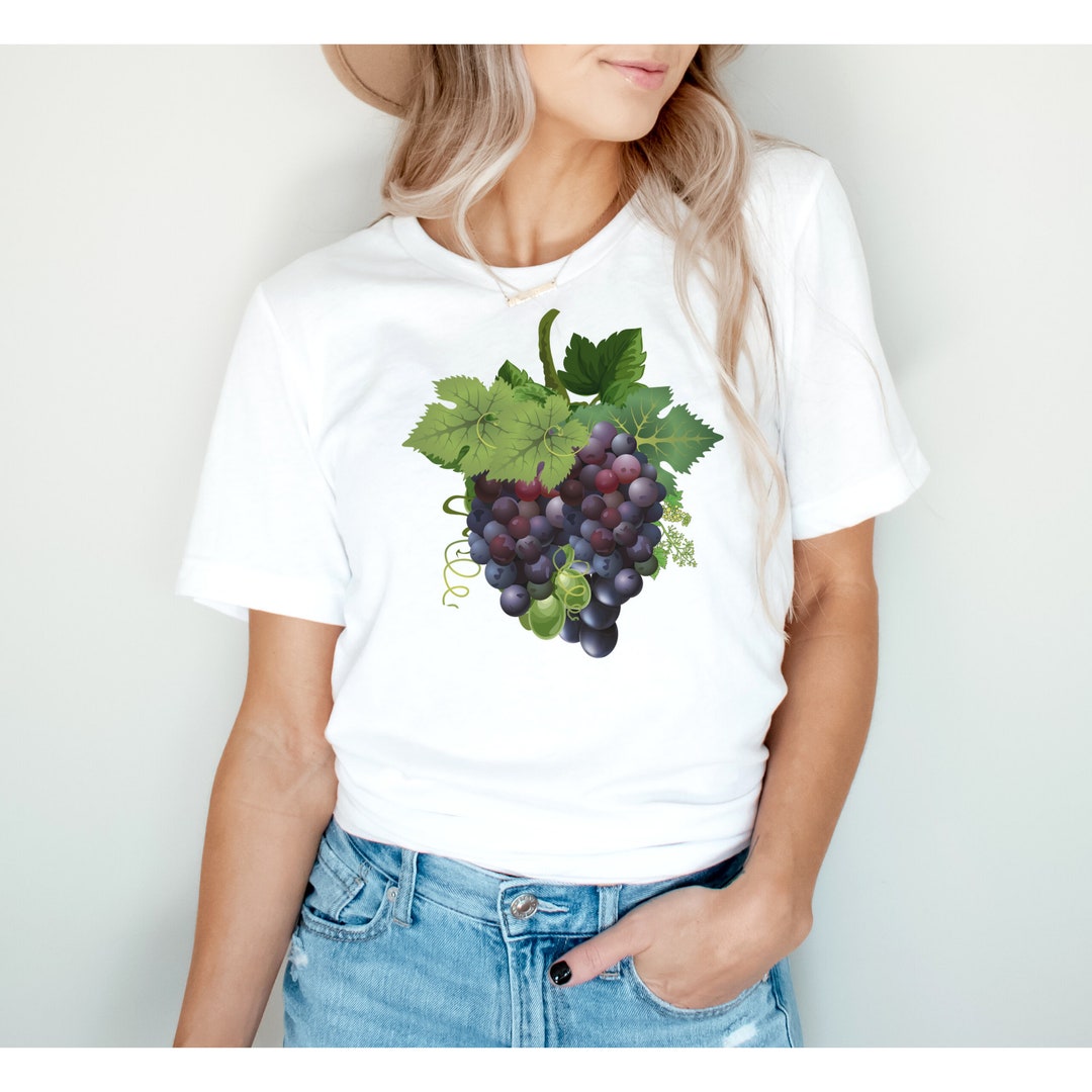 Grapes Shirt / Fruit Shirts / Grapes Gift / Cute Fruit T-shirt ...