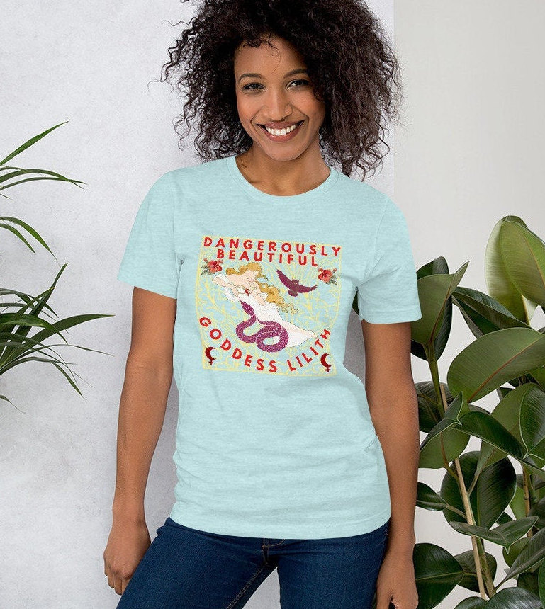 Lilith Shirt, Goddess Lilith T-shirt, Dangerously, Witch Shirt ...