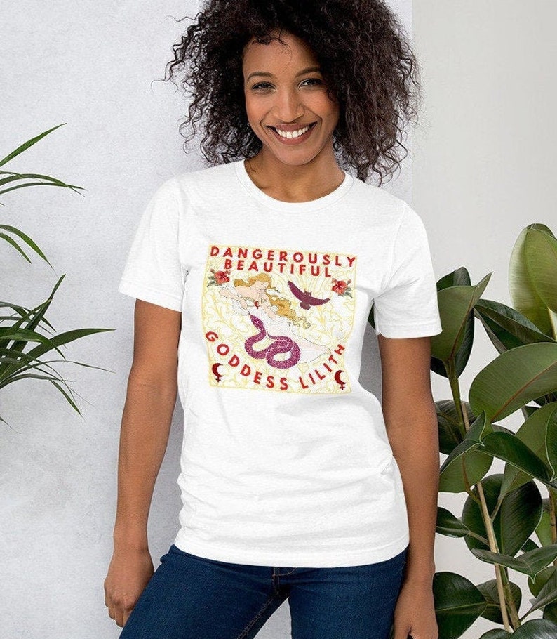 Lilith Shirt, Goddess Lilith T-shirt, Dangerously, Witch Shirt ...