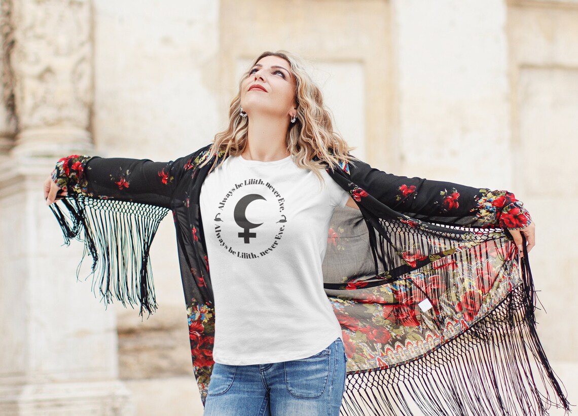 Always Be Lilith Never Eve Shirt Goddess Lilith T-shirt, Witch Shirt ...