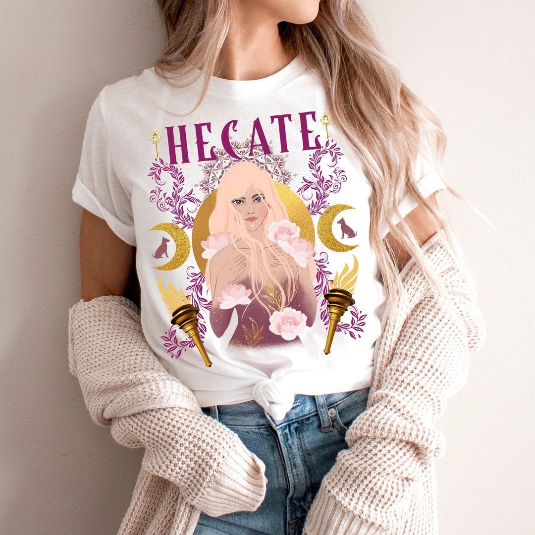 Hecate Shirt, Hekate Triple Moon Tshirt, Mystical Pagan Witch, Wicca ...