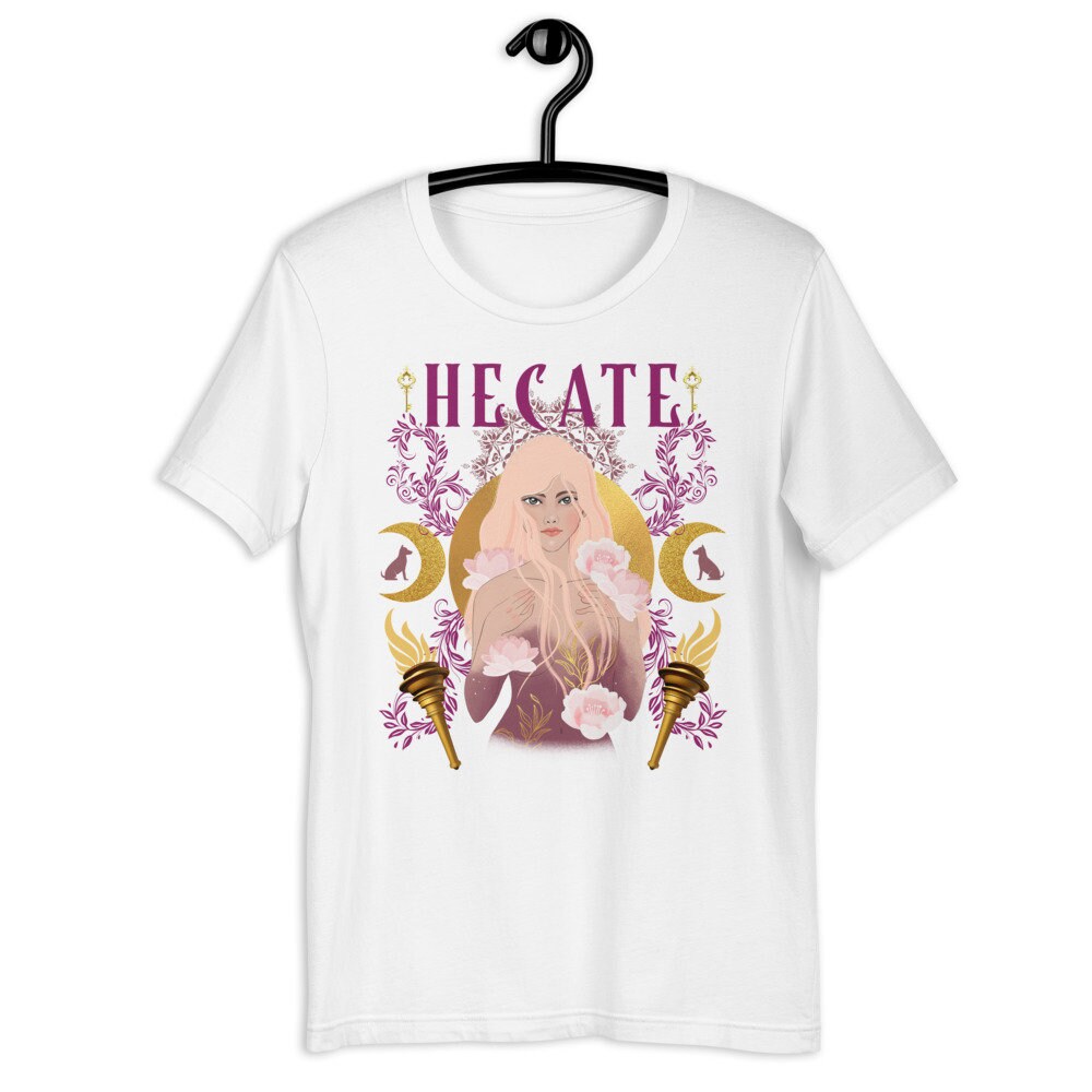 Hecate Shirt, Hekate Triple Moon Tshirt, Mystical Pagan Witch, Wicca ...