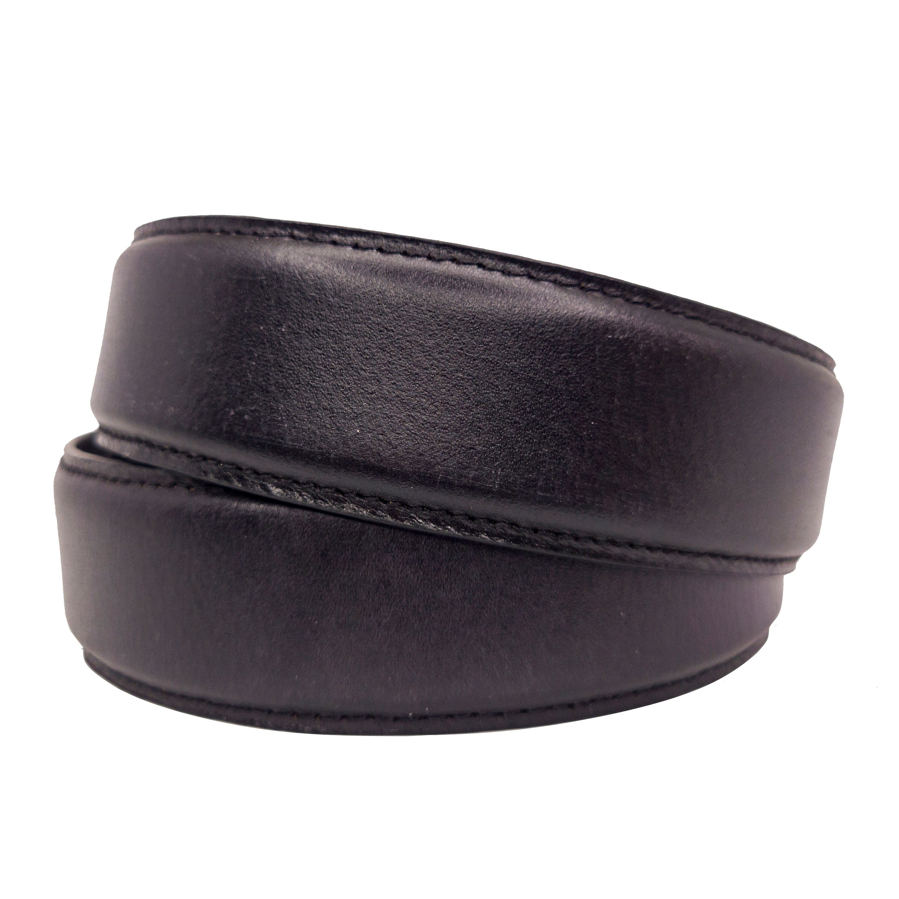 35mm Full Grain Profile Single Stitched Leather Belt Black / - Etsy