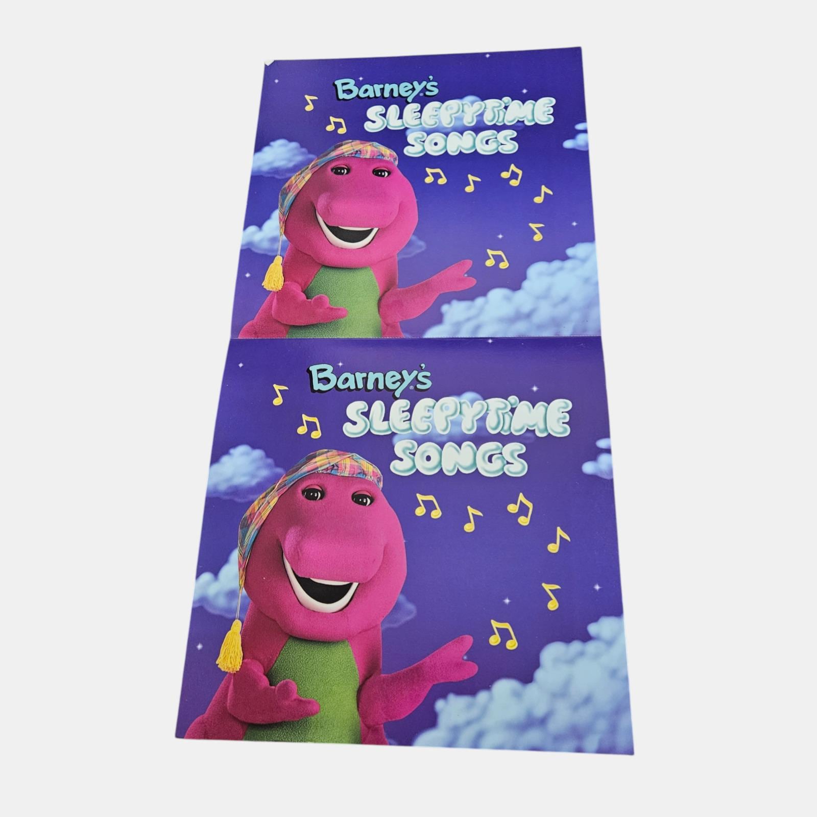 Barney's Sleepytime 1995 Promo Poster 12x24 Double Sided EMI Records ...