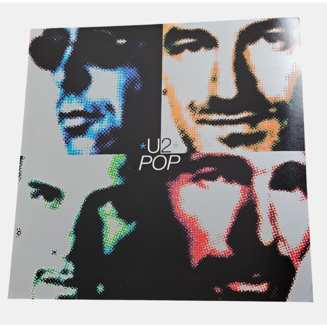 U2 Pop 1997 Promo Poster 12x12 Double Sided Polygram Records Electronic ...