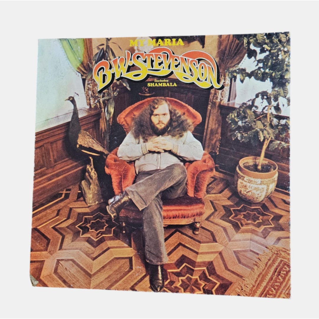 B. W. Stevenson My Maria 1973 Promo Stand up Display 12x12 Country Rock ...