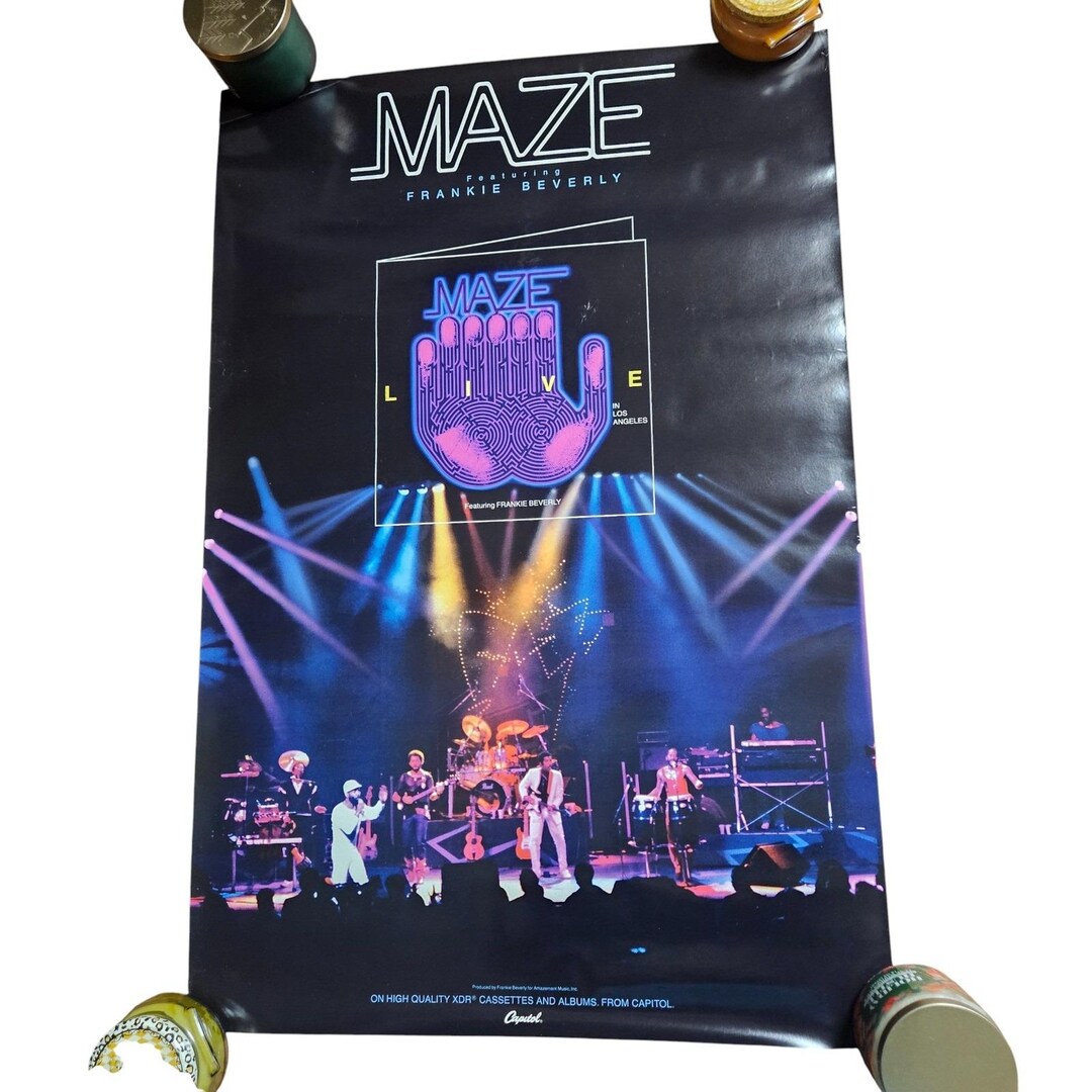 Maze Featuring Frankie Beverly Live in Los Angeles 1986 Promo Album ...