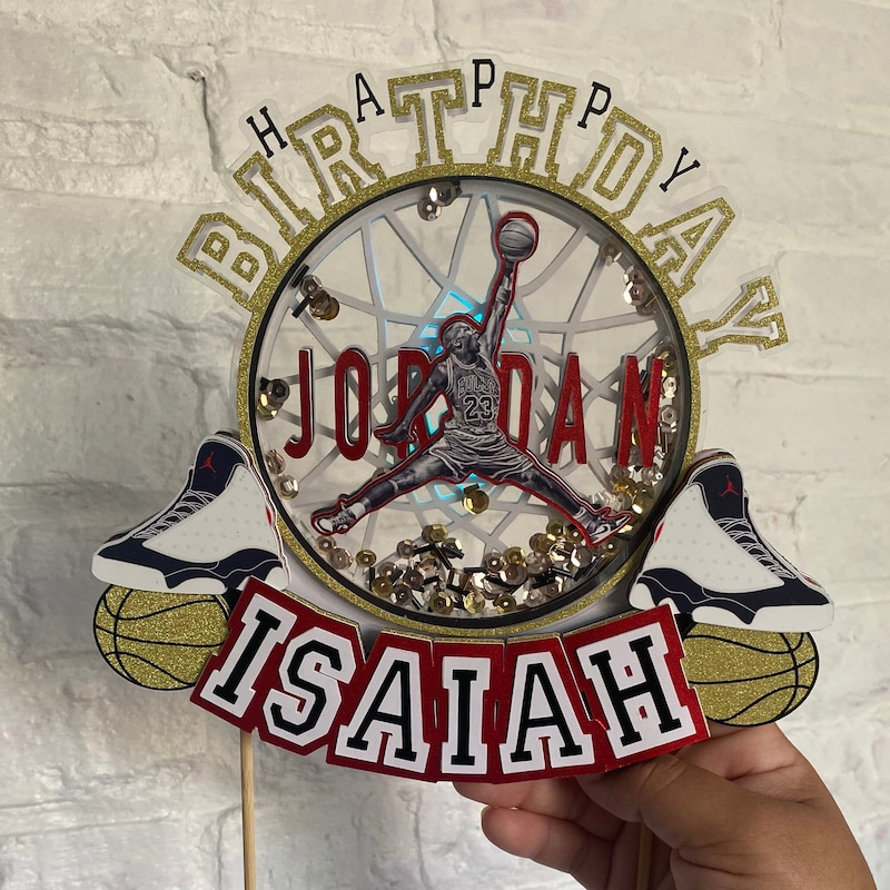 Jordan Cake Topper - Etsy