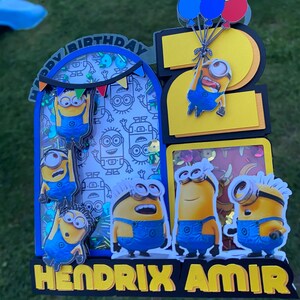 Custom Kids Caketopper, Yellow Mini Buddies, Banana Guys, Birthday ...