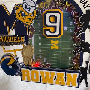 Custom American Football Cake Topper, NFL Teams, Shaker Light up Cake ...
