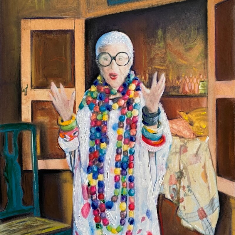 Iris Apfel Art - Etsy