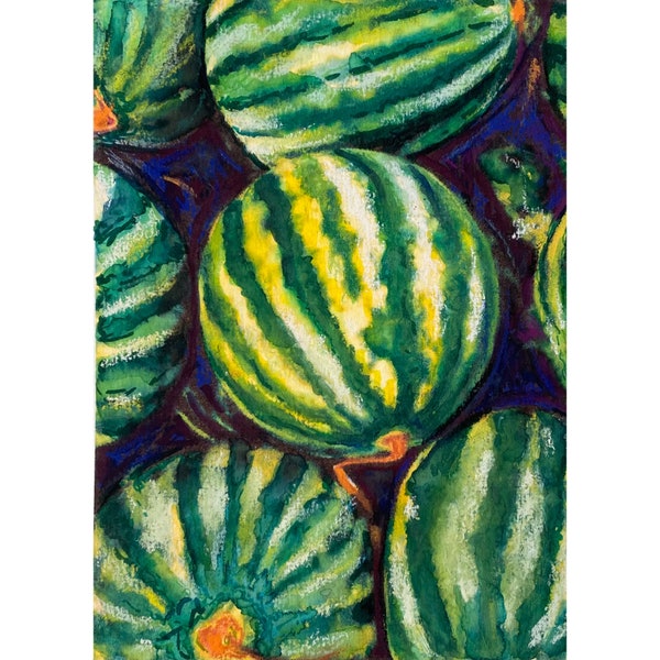 Watermelon Painting - Etsy